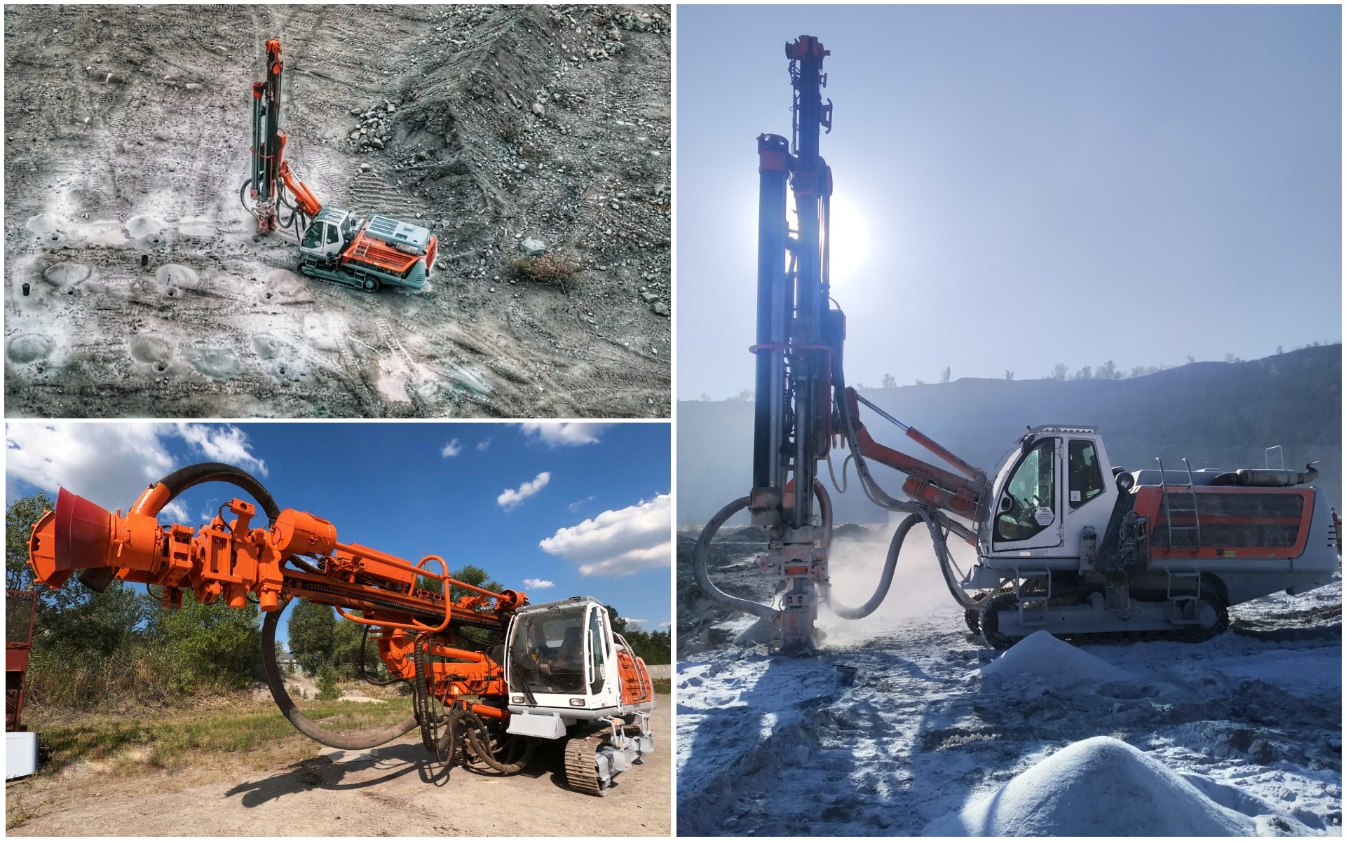 Бурова установка Sandvik DI500 | ПРАТ "ЗКУ", гранітний кар'єр